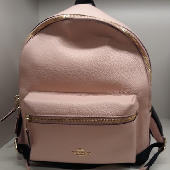 Coach | Bags | Coach Pinkblossom Pebble Leather Backpack | Poshmark